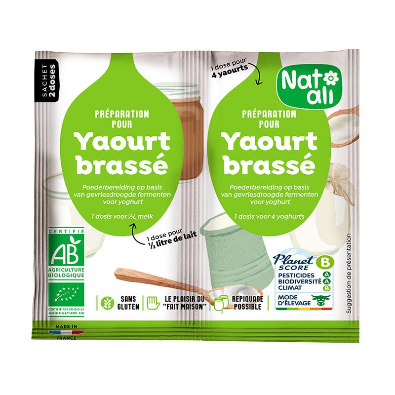 Ferment Yaourt brassé BIO - sachet 2x6g – Le Drive tout nu